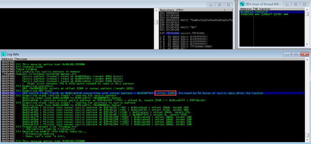 Simple Web Server 22 Buffer Overflow Seh Opposition Security 4765
